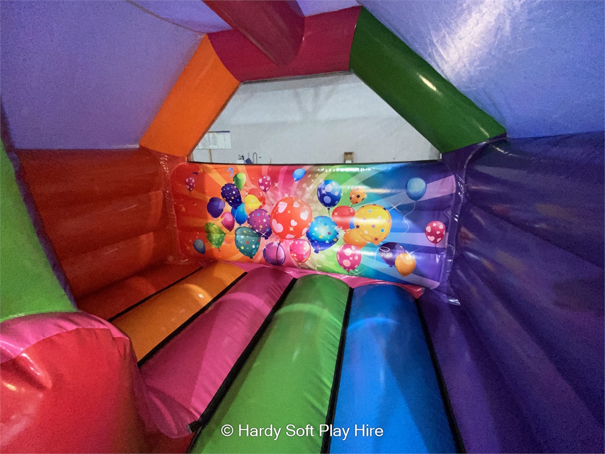 *NEW* Rainbow Slide Castle - Bouncy Castle Hire in Kendal, Lancaster, Penrith, Furness | Hardy ...