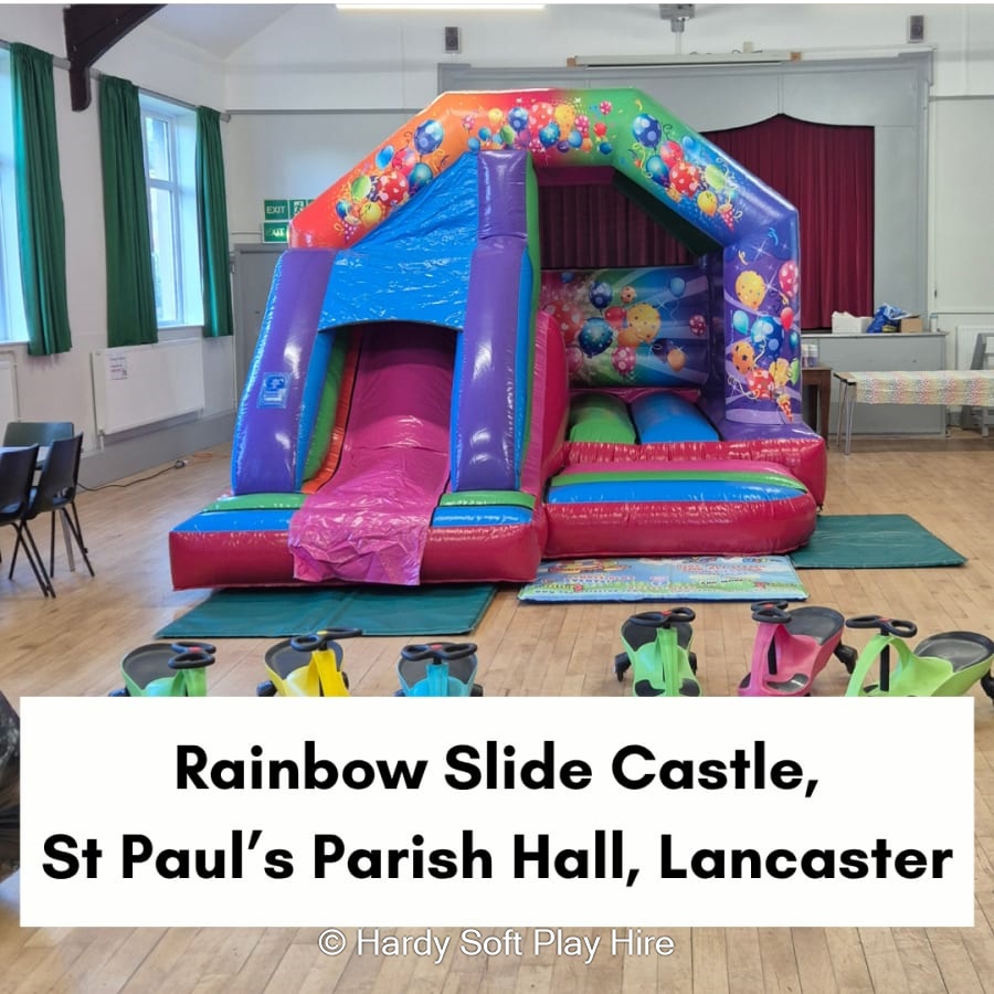 *NEW* Rainbow Slide Castle - Bouncy Castle Hire in Kendal, Lancaster, Penrith, Furness | Hardy ...